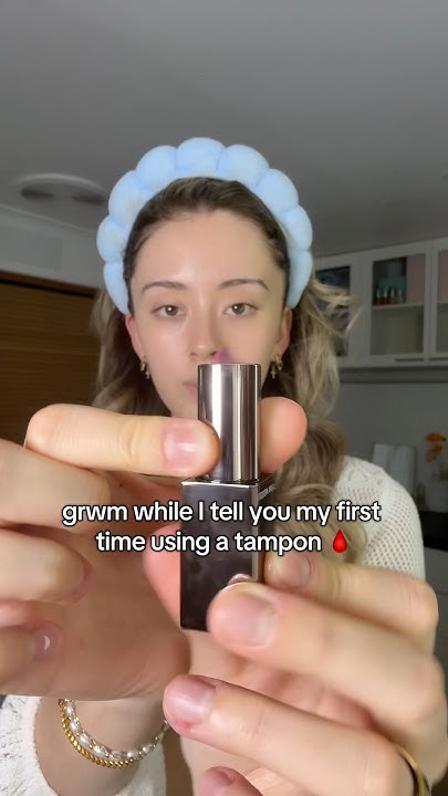 First time using a… tampon 🙃 - YouTube