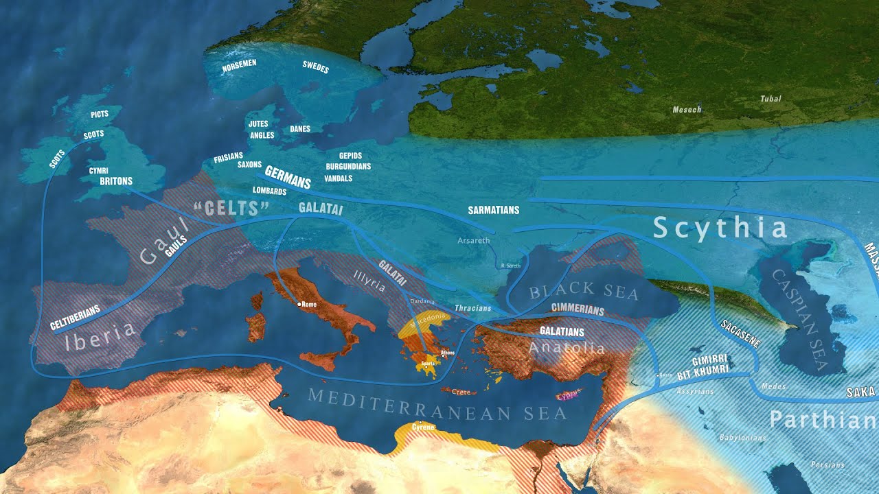 The Migrations of the 12 Tribes of Israel to Europe - YouTube