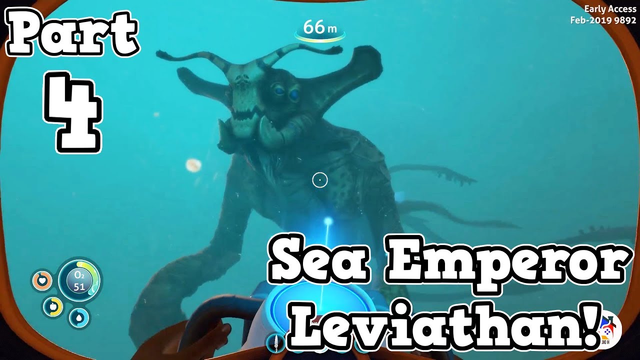 I FOUND THE SEA EMPEROR LEVIATHAN! A BABY I THINK | SUBNAUTICA BELOW ...