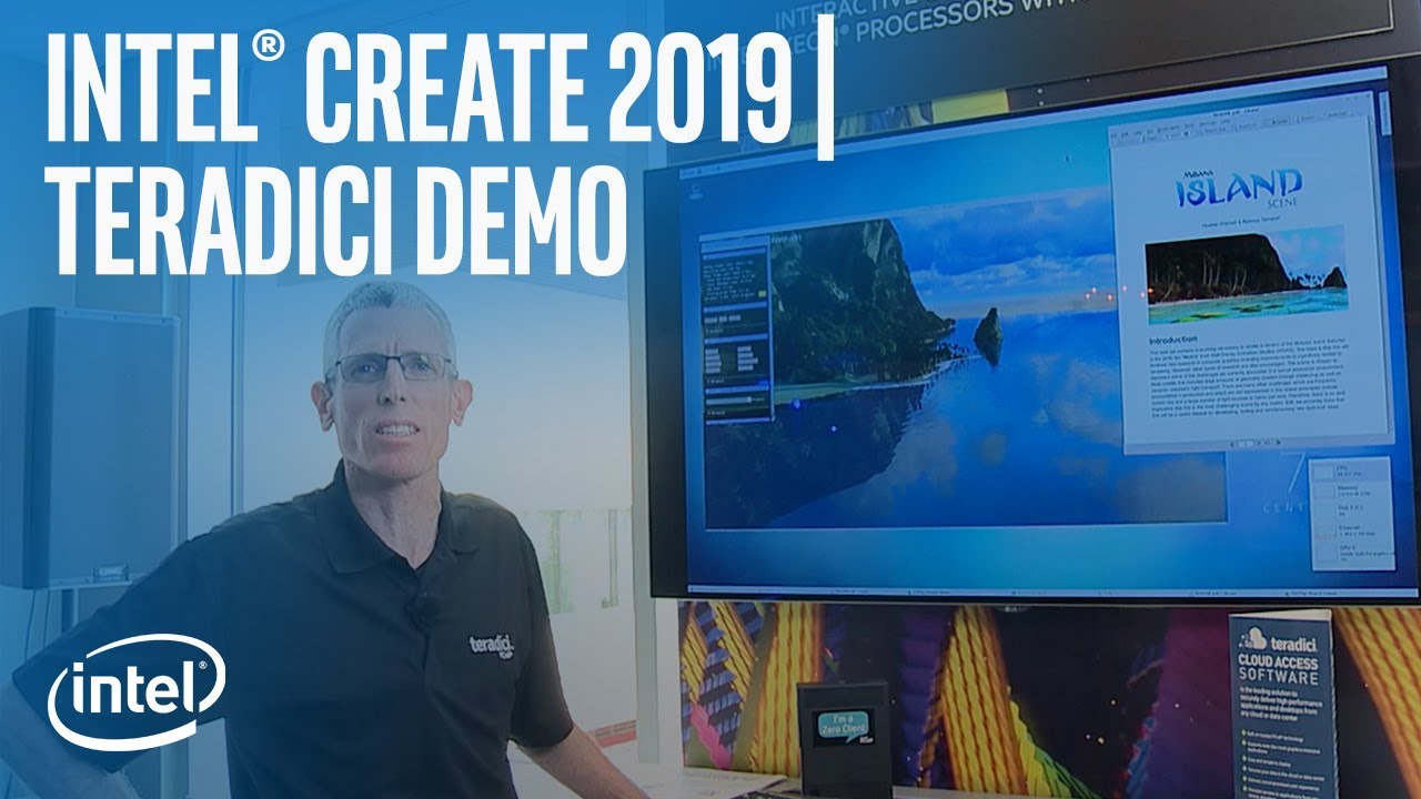 Teradici Demo | Intel® CREATE 2019 | Intel Graphics - YouTube