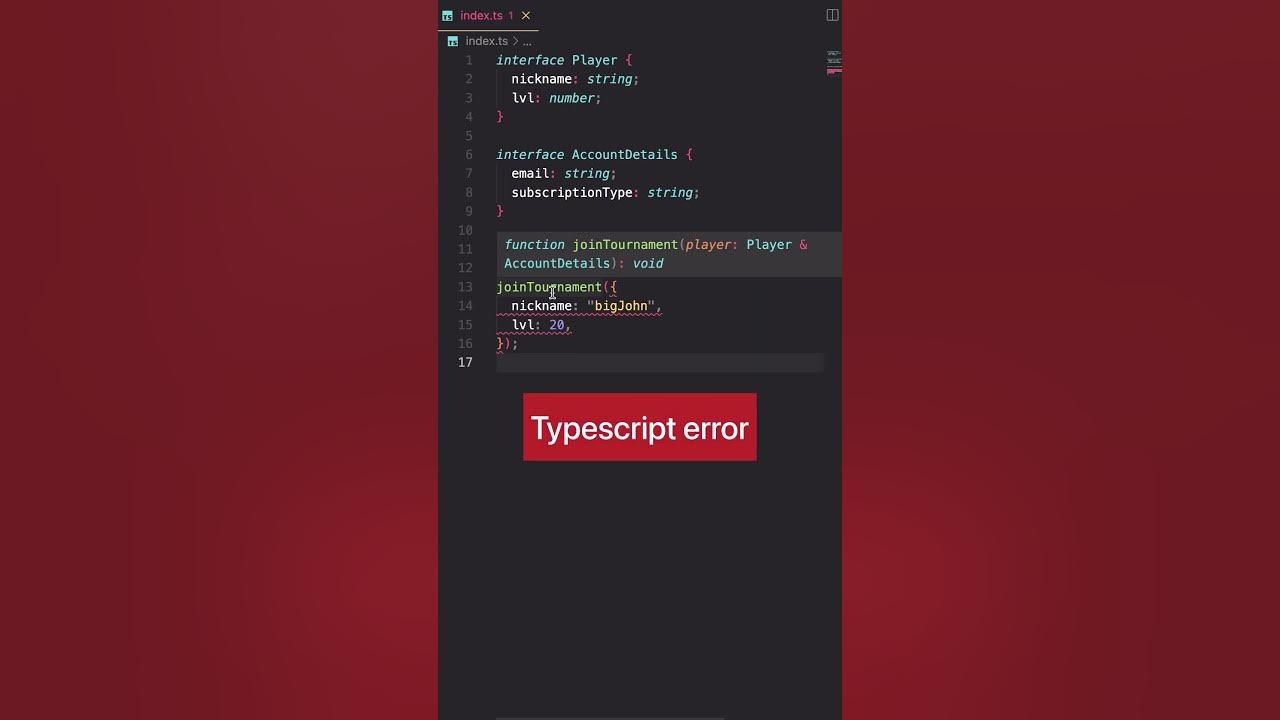 Typescript union and intersection types explained - YouTube