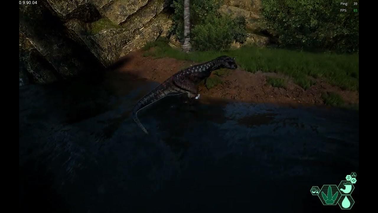 The Isle Evrima Deinosuchus Vs Carnotaurus Youtube