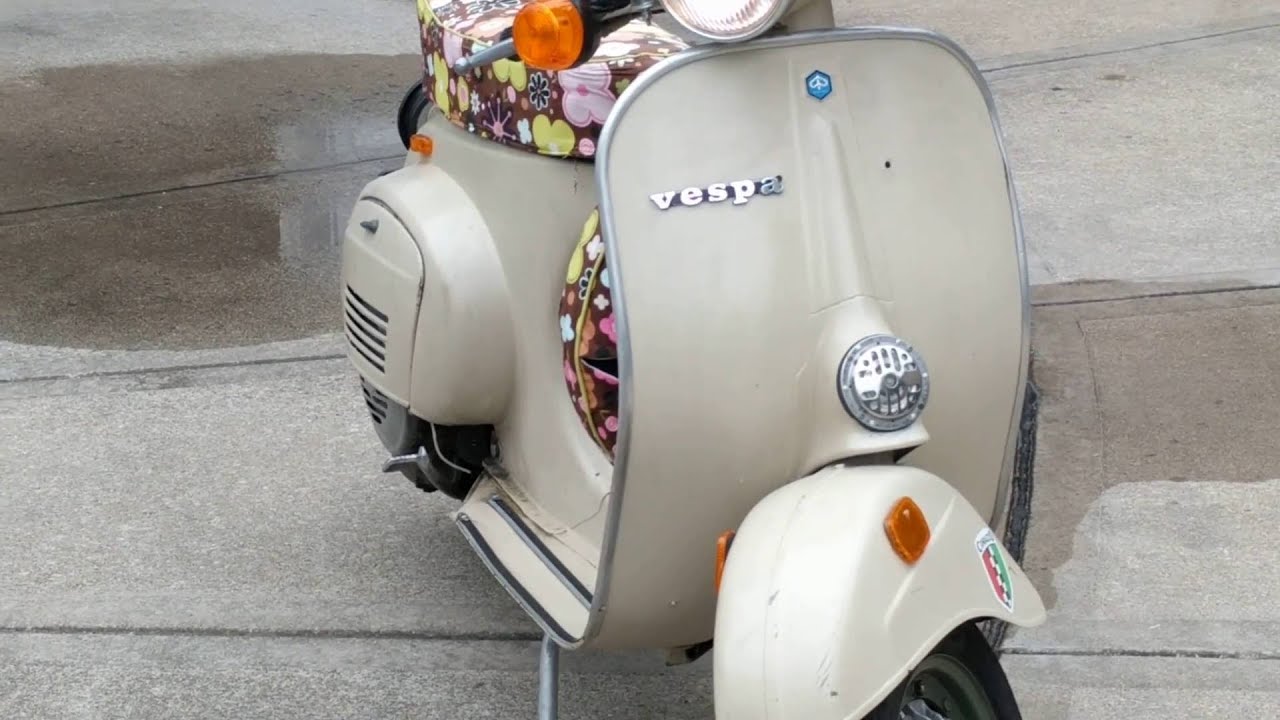 1980 Vespa 100 Sport, Kitted 135cc for sale - YouTube