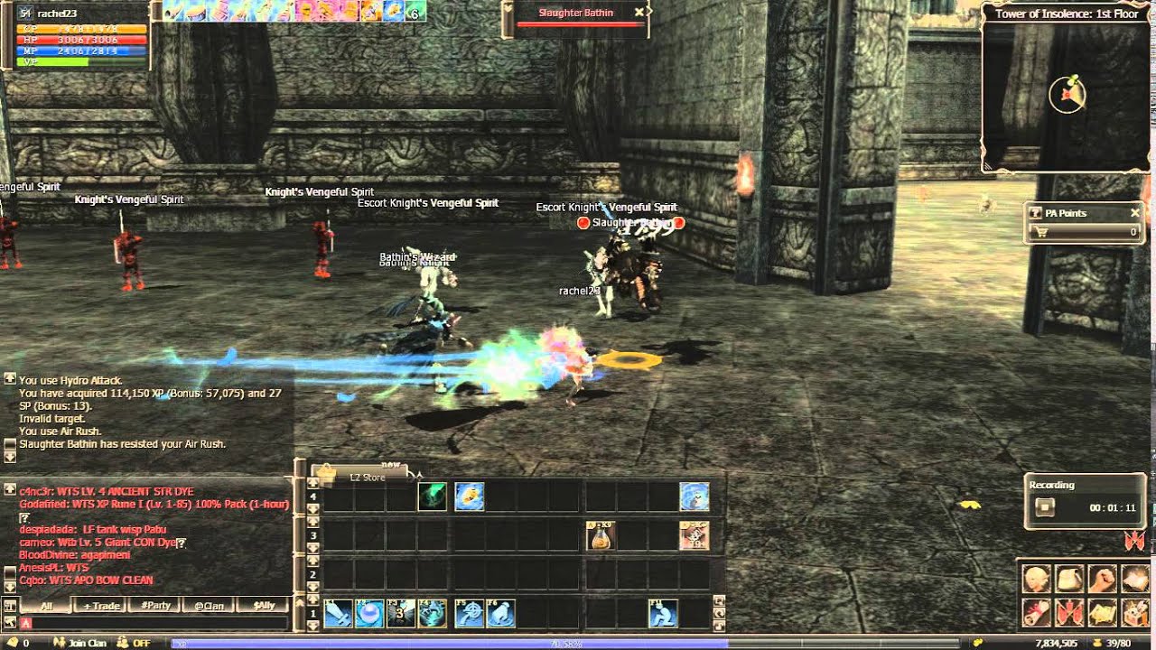 Ertheia mago melee - YouTube