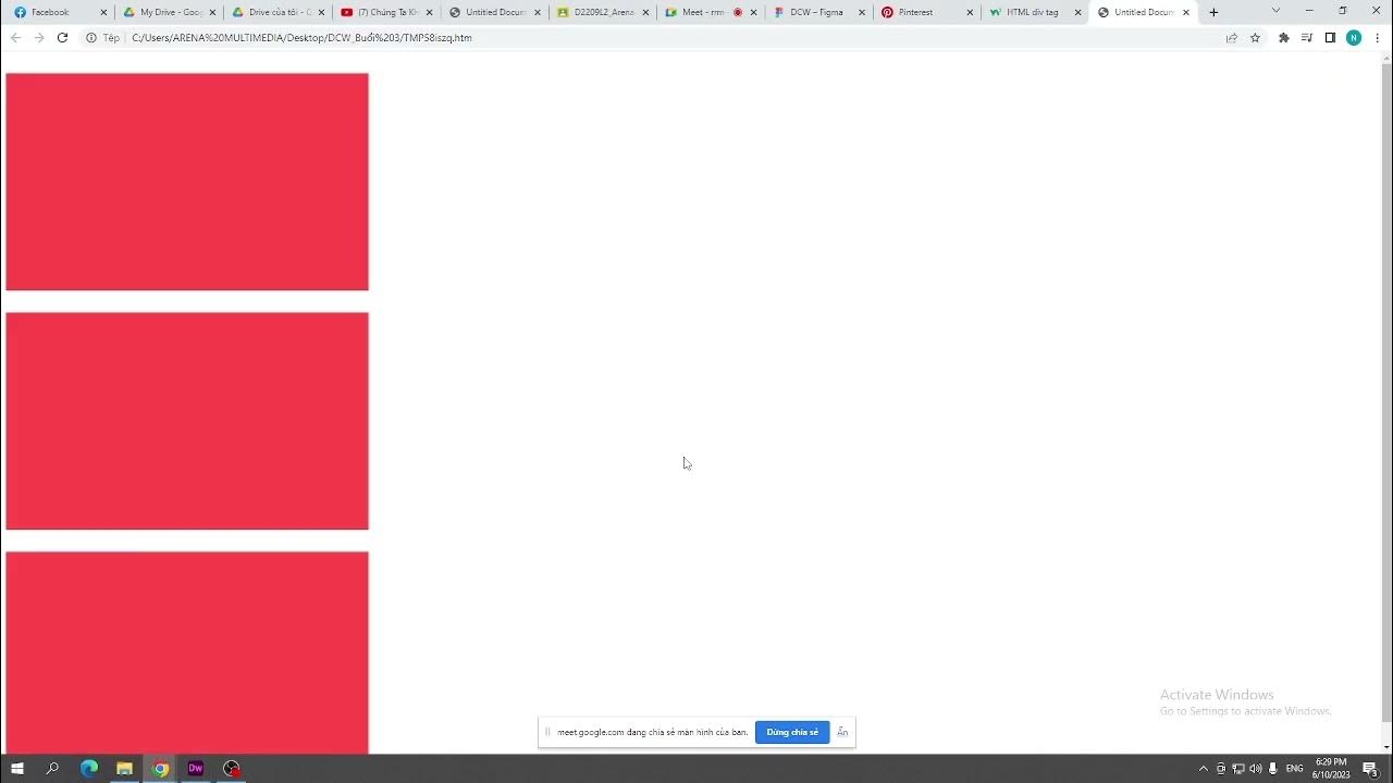 Html Css Basic Design Concept For Web D2209l2 Buoi 3 Youtube