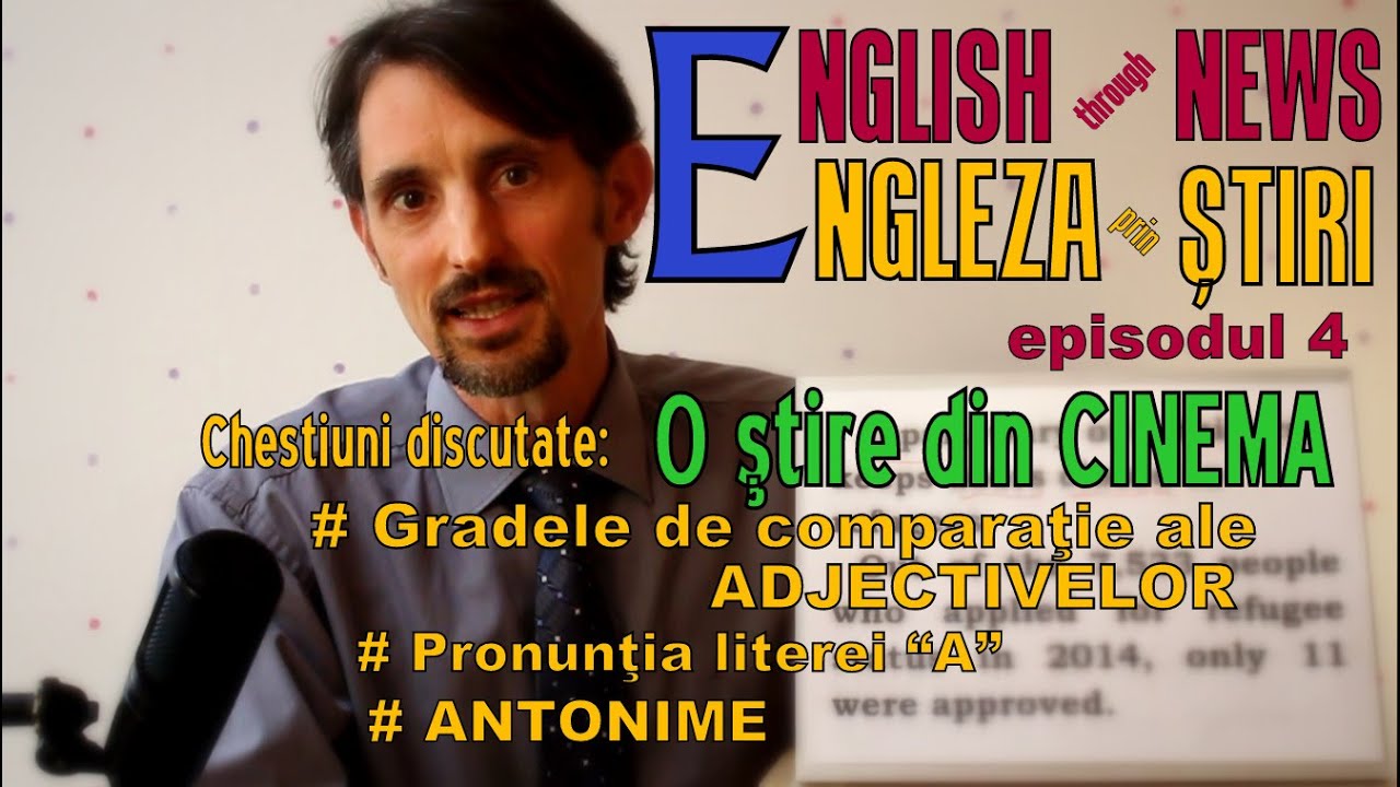 Sa invatam Engleza prin STIRI - STIRE DIN CINEMA (part 1) - English ...