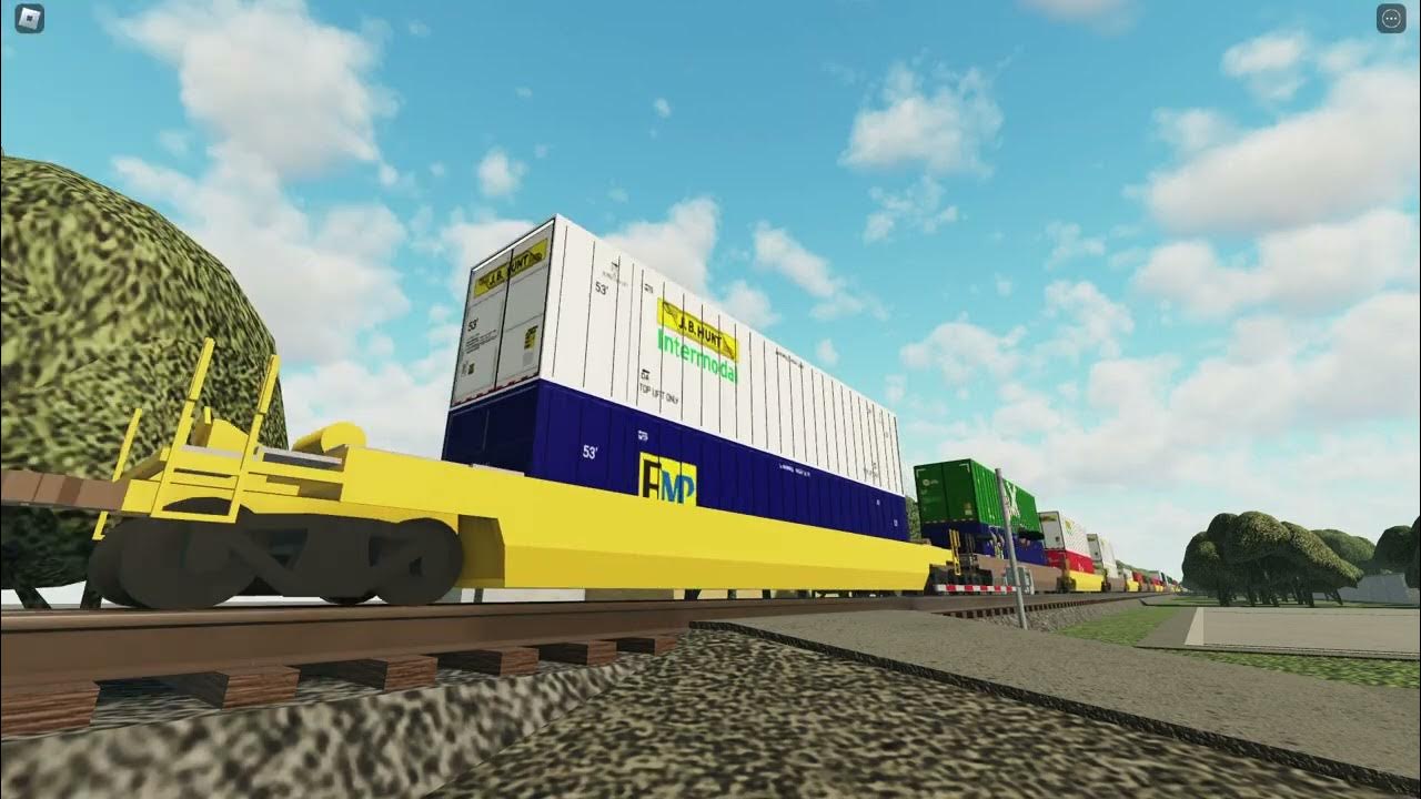 Mega NS intermodal with mid/end dpu, and BN Executive Mac in Southline District (Roblox) - YouTube