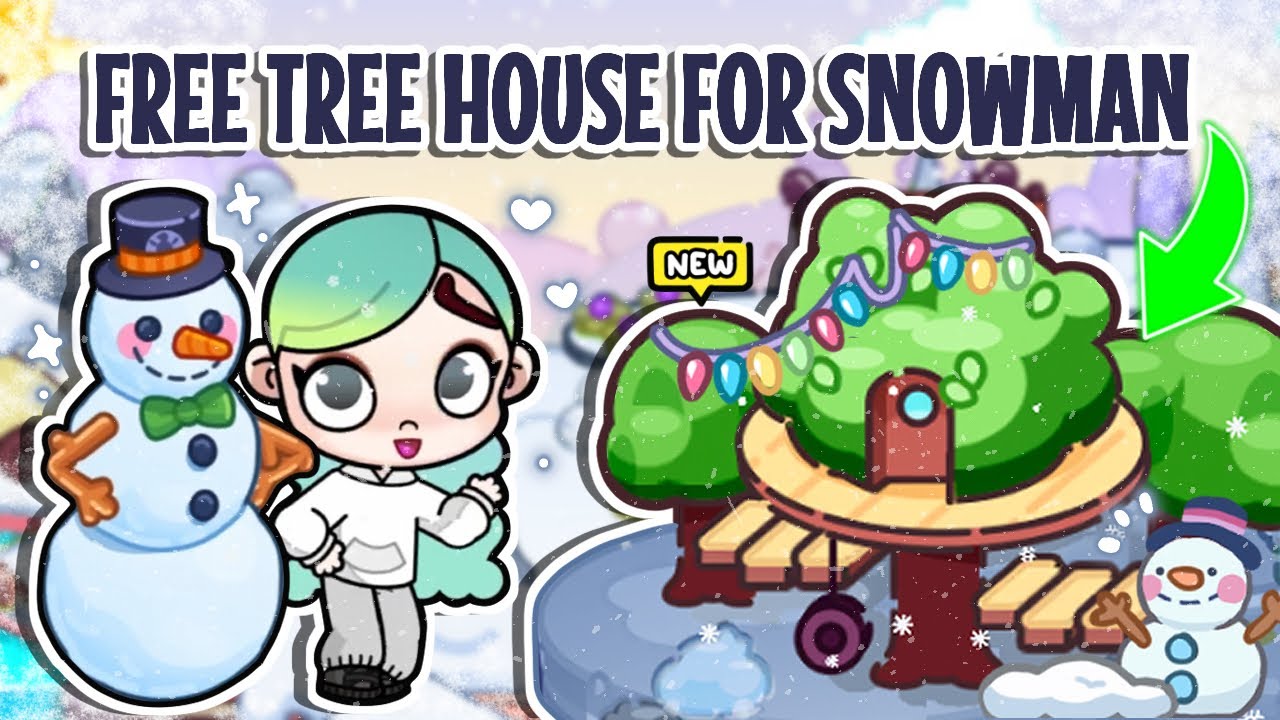FREE*🎅CHRISTMAS TREEHOUSE DESIGN for SNOWMAN ☃️ | Avatar World 🌍 NEW ...