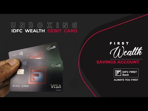 IDFC First Wealth Banking Program | Wealth Kit Unboxing | Wealth Debit Card Unboxing Visa Infinite 🔥