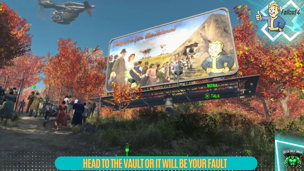 Head to the Vault or it will be your fault in Fallout 4 Next Gen run ...
