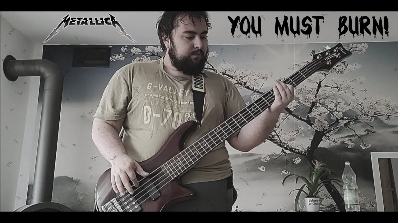 Metallica - You Must Burn! (bass cover + tabs in description) - YouTube