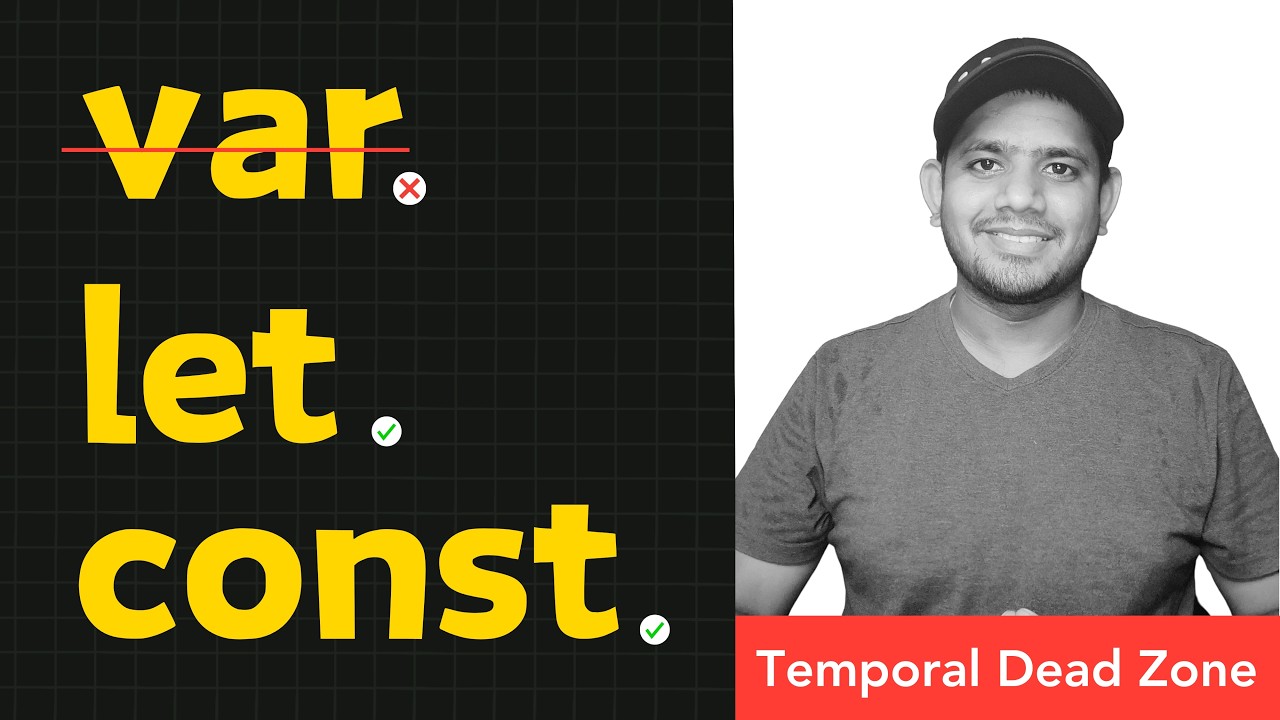 Var (🚫), Let ( ), Const ( ) ( Scope, Hoisting, Temporal Dead Zone ) in Tamil | Velmurugan MG ...