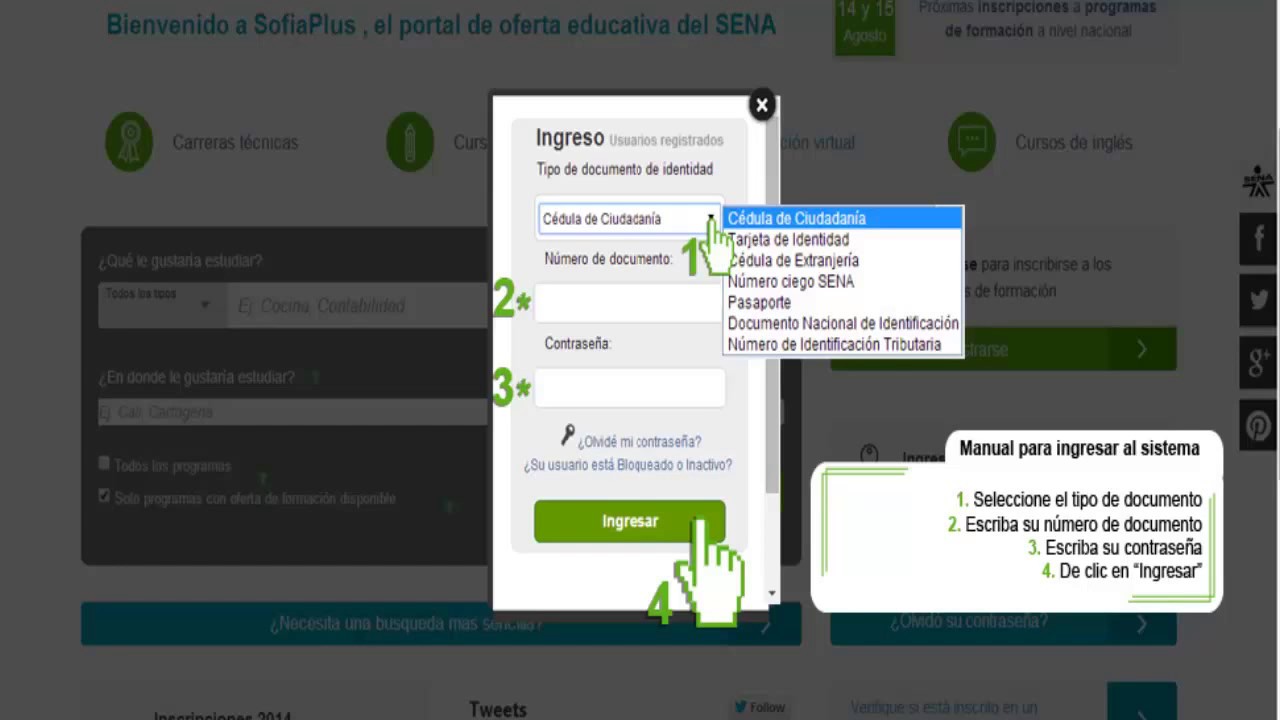 SENA ingresar a Sofia plus - YouTube