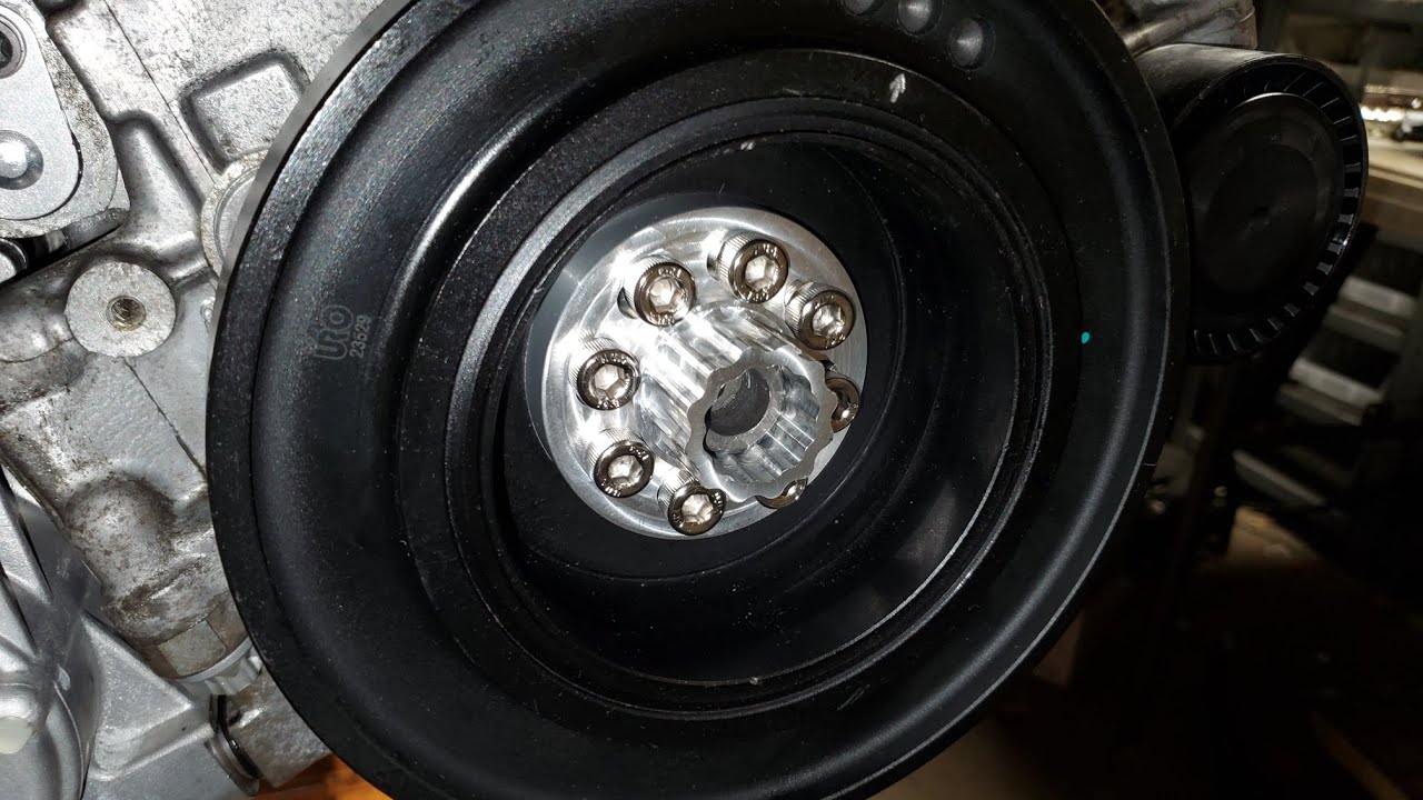 N55 crank bolt lock/capture part machined on CNC - YouTube