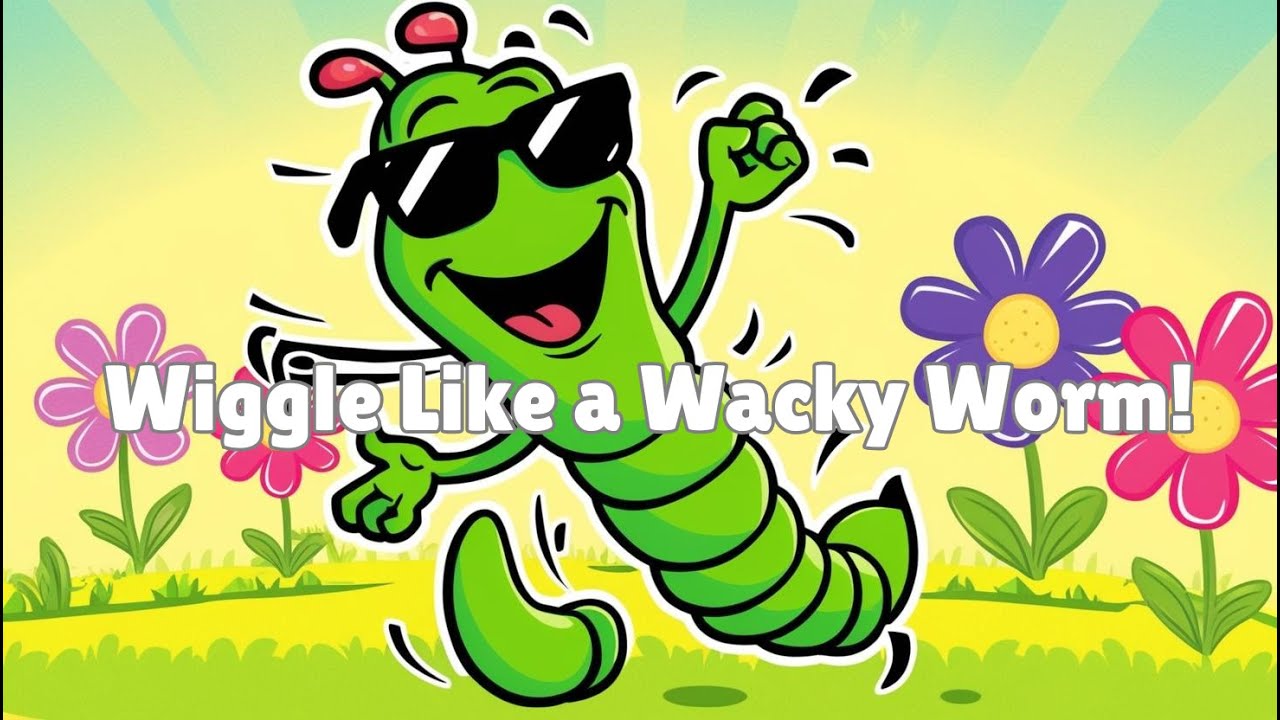 Wiggle Like a Wacky Worm! | 5-Minute Silly Dance Song for Kids # ...