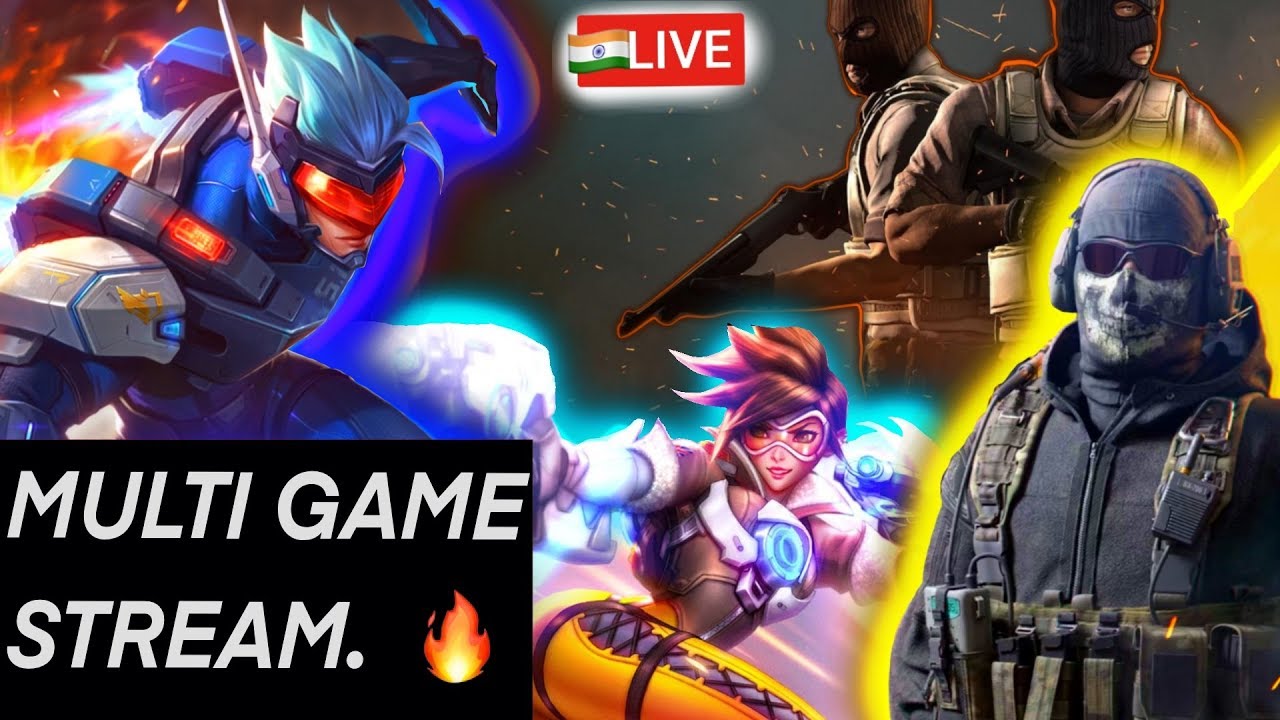 Playing COD mobile , Overwatch , CSGO and Mobile legends / Indian ...