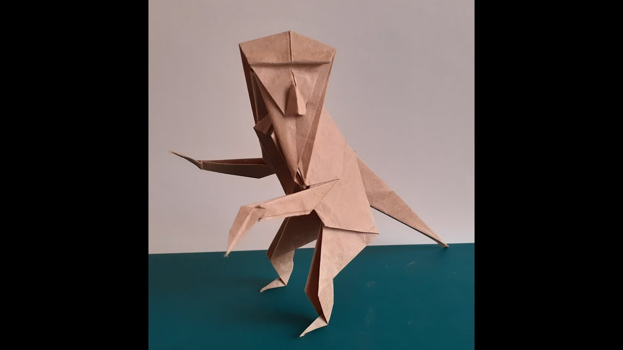 origami singe 3 - YouTube