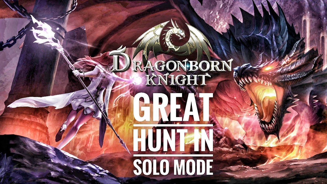 DRAGONBORN KNIGHT - Tank experiment - Solo the Great hunt bosses - YouTube