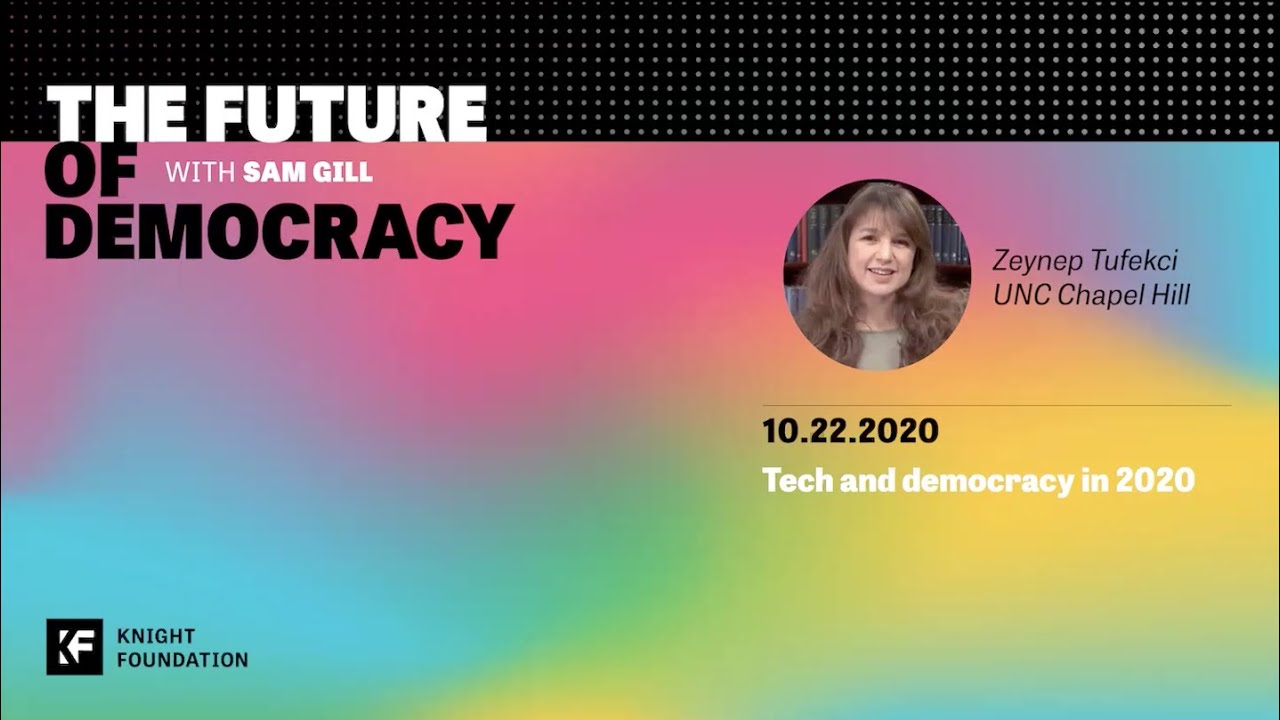 The Future of Democracy Ep. 25: Tech and democracy in 2020 - YouTube