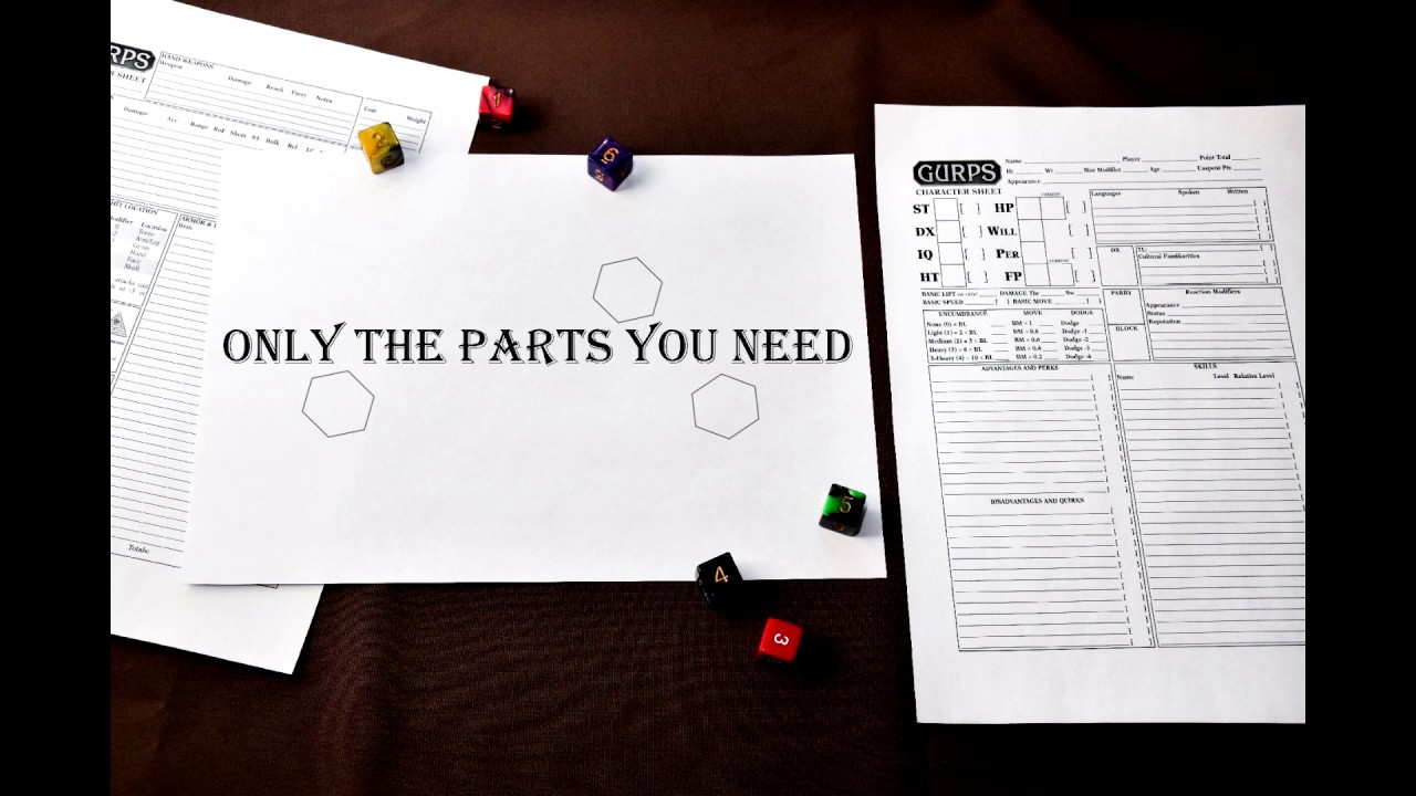 GURPS Only the parts you need #3 - Sorcery; Creating NPCs - YouTube