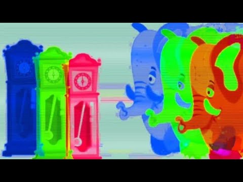 Three elephant crash the clock 😮 oh no! Teromo+inversion effects ...