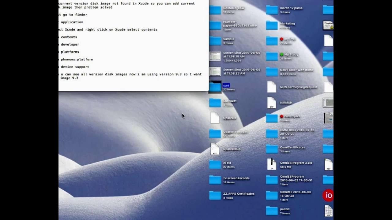 Could not find Developer Disk image in IOS Xcode - YouTube