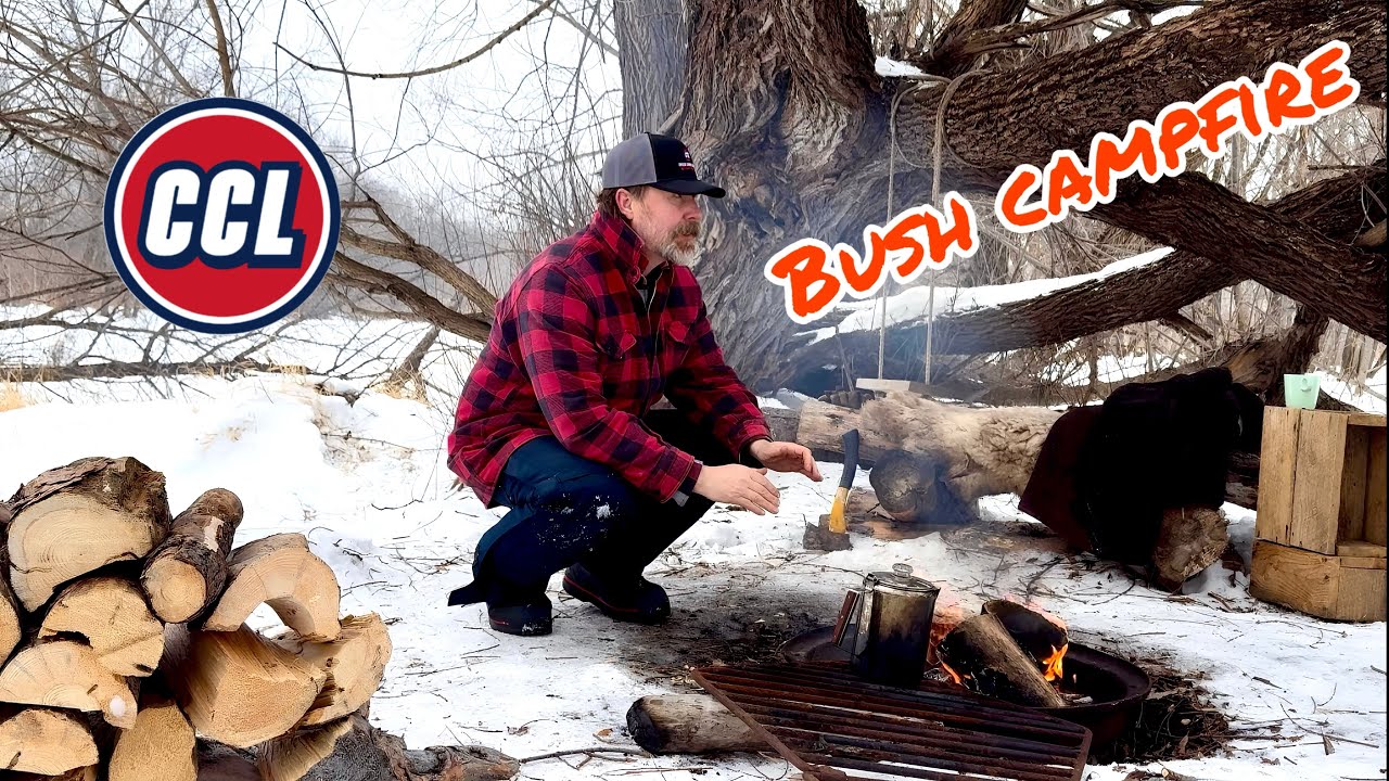 Campfire in the bush - YouTube