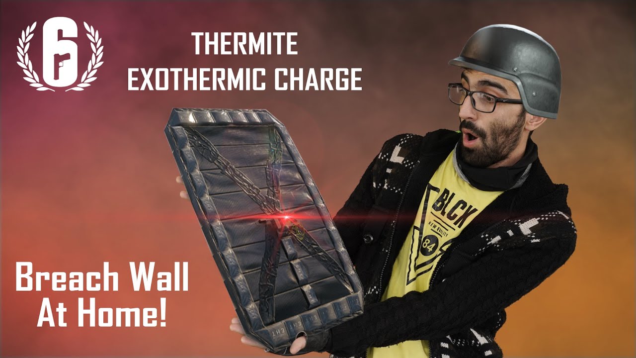 Rainbow Six Siege In Real Life - Thermite's Breach Charge - YouTube