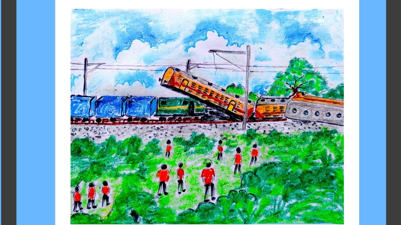 Kanchanjunga train accident drawing||kanchanjunga express accident ...
