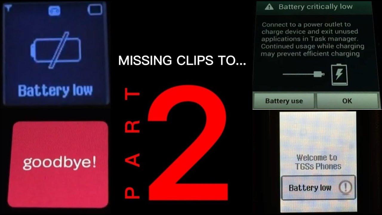 Missing Scenes of the "Battery Low/Battery Empty Alert Collection (PART 2)" video - YouTube