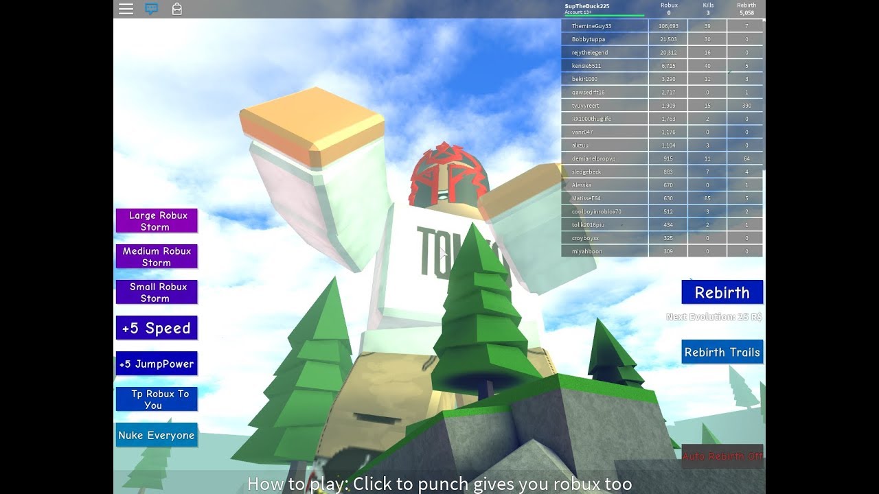 5000 Rebirths | Robux Simulator Roblox - YouTube