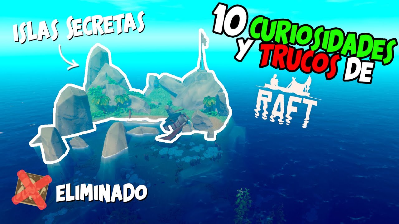 10 CURIOSIDADES y TRUCOS de RAFT que NO CONOCÍAS - YouTube