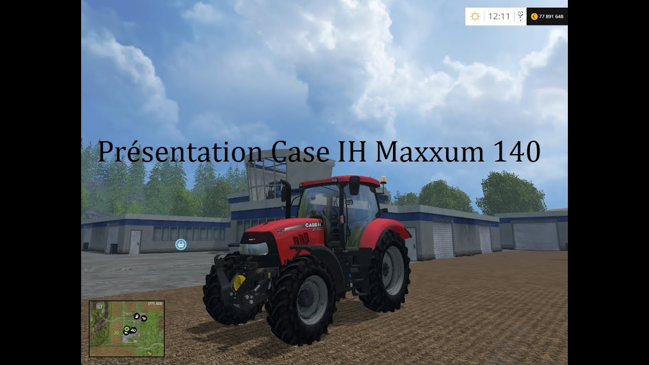 Présentation Case IH Maxxum 140 FS 15 - YouTube