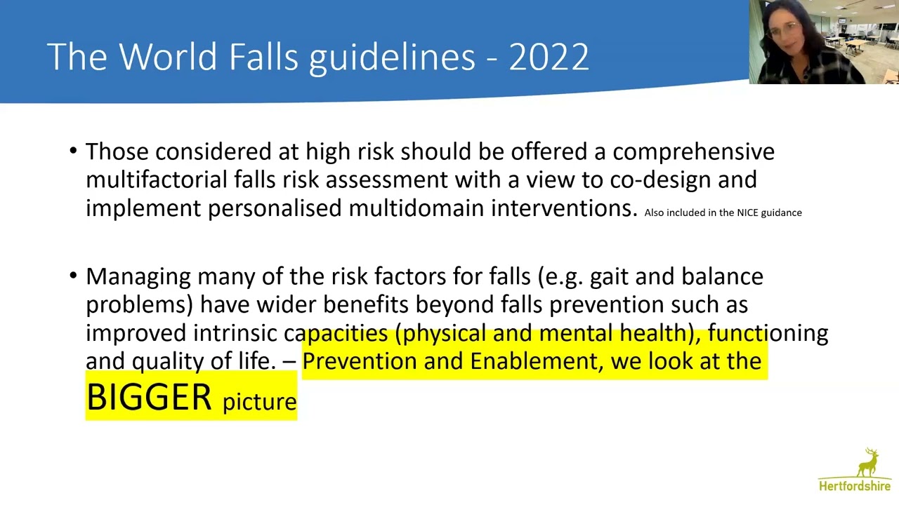 Falls Best Practice Guidelines