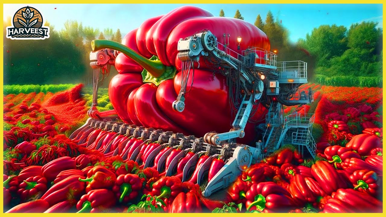 Modern Agriculture Machines That Are At Another Level,🌶️ Harvest Chili ...