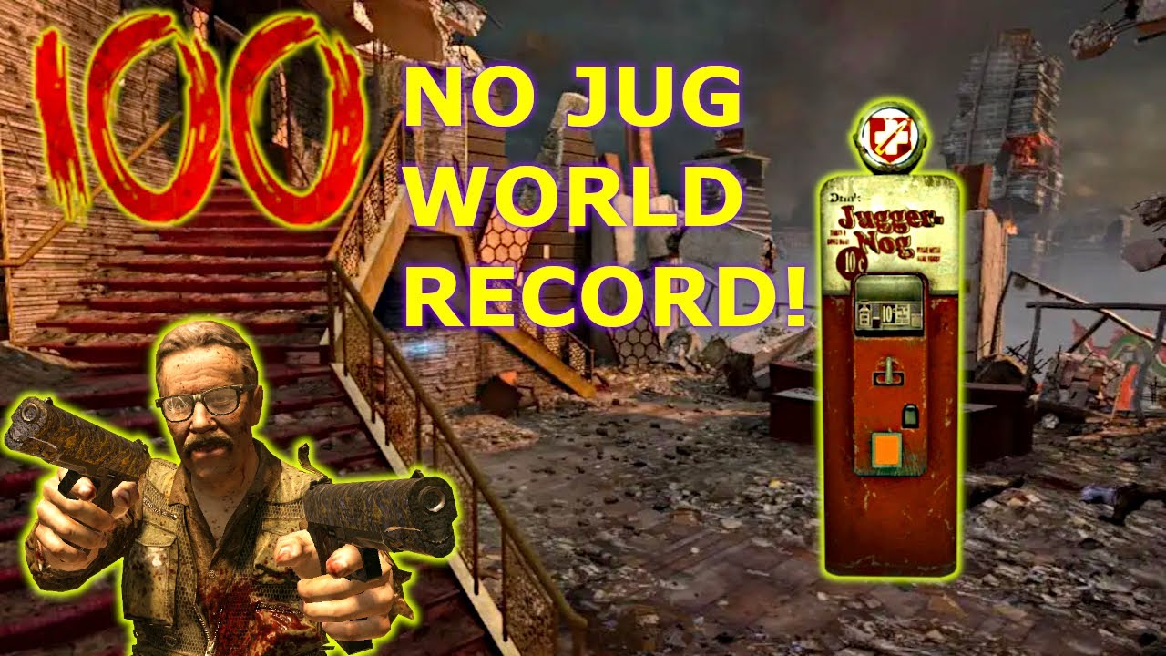 "DIE RISE" NO JUG BLACK OPS 2 ZOMBIES WORLD RECORD ATTEMPT! - YouTube