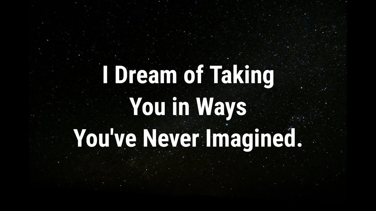 💌 I dream of taking you... current thoughts and feelings - YouTube