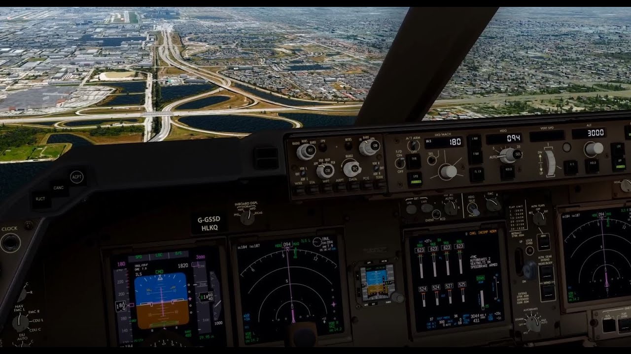 VATSIM Cross The Pond West 2020 Approach into Miami PMDG 748 - YouTube