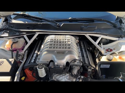 Speedlogix Hellcat Strut Tower Brace - Unboxing and Install - YouTube