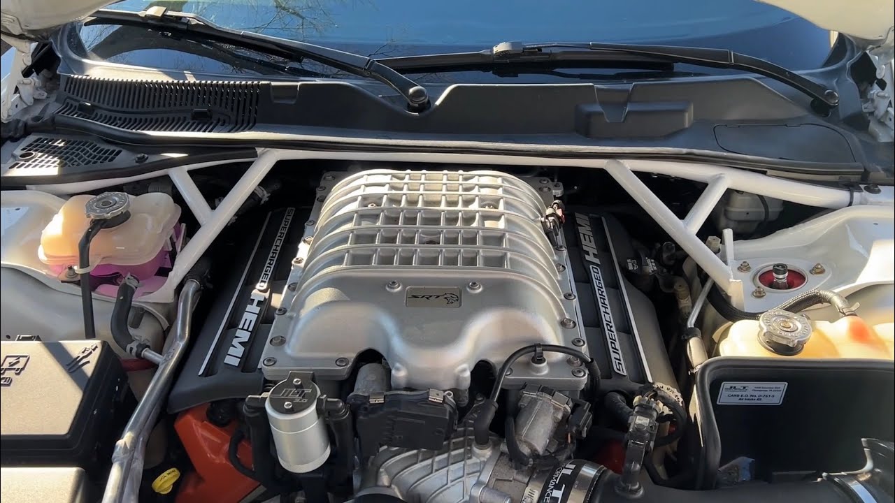 Speedlogix Hellcat Strut Tower Brace - Unboxing and Install - YouTube