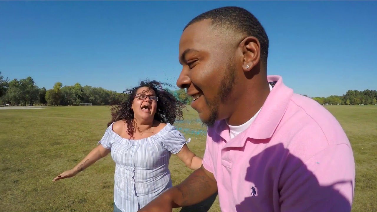 Baby Andrew Gender Reveal + Prank + Aerial + Fireworks + HD - YouTube