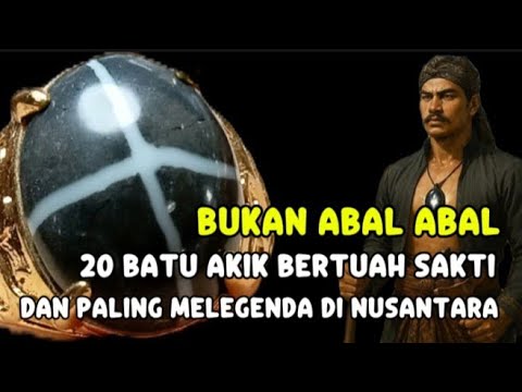 BATU BERTUAH GAIB‼️20 batu akik sakti paling melegenda di Indonesia 
