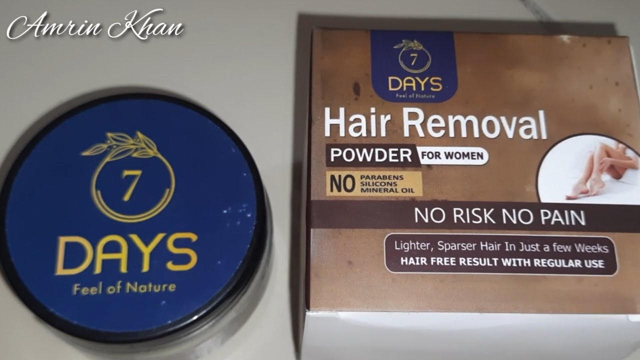 7days Organic Hair Removal Powder | No Risk No Pain | Removes hair in ...