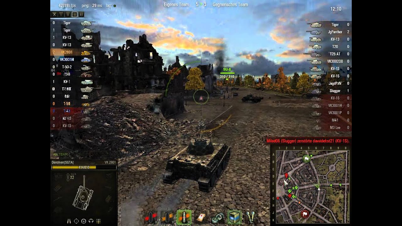 [World of Tanks] VK 2801 - demo video - YouTube