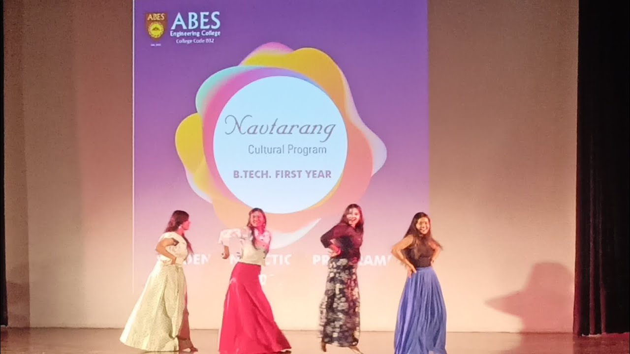 Abes engineering college cultural program | square #dance - YouTube