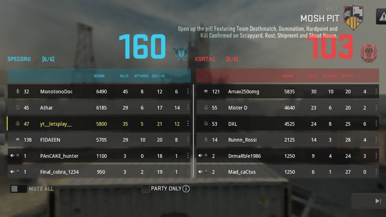 Multiplayer Domination Match in Rust Map | COD : Warzone mobile | # ...