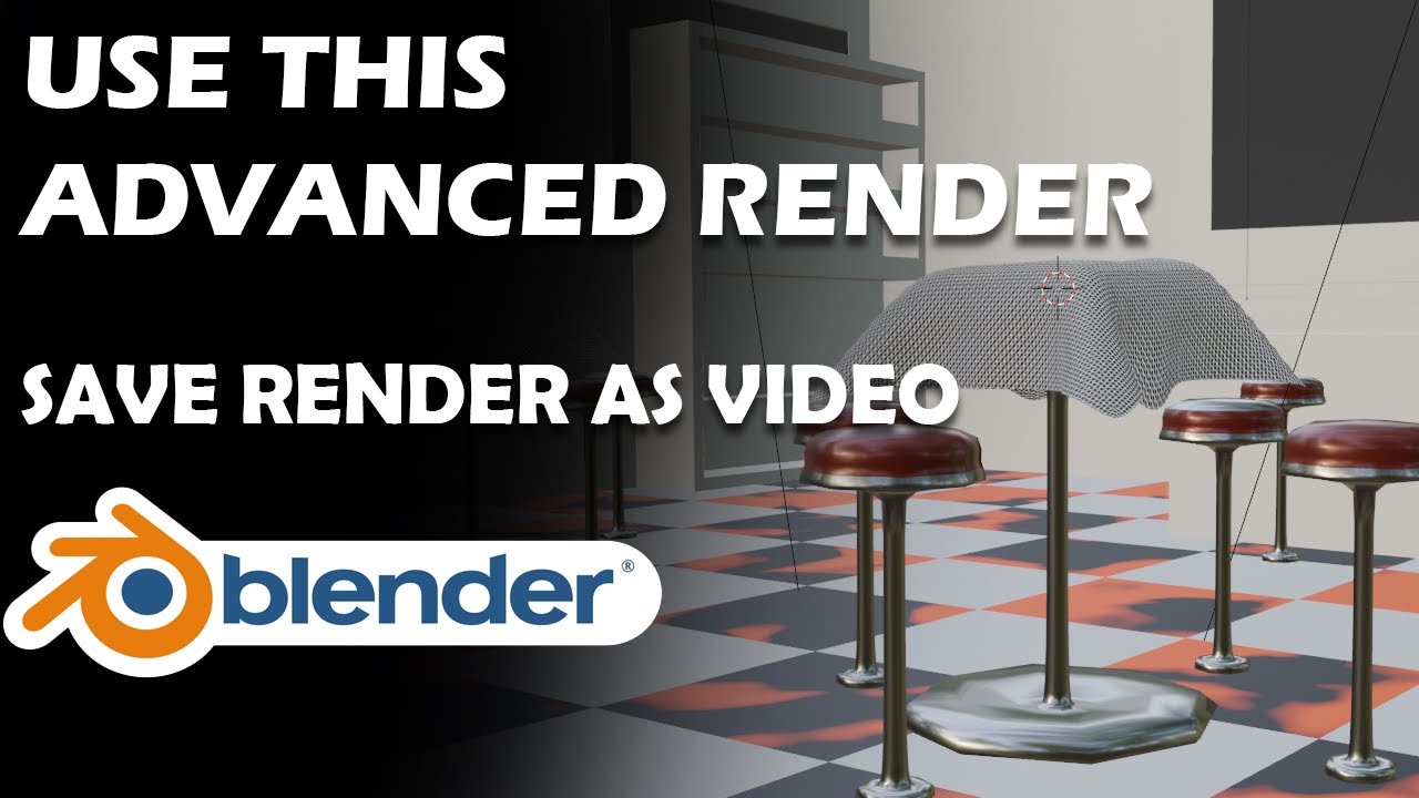 Use this Advanced Rendering | Save Render as Video | Blender 3D - YouTube