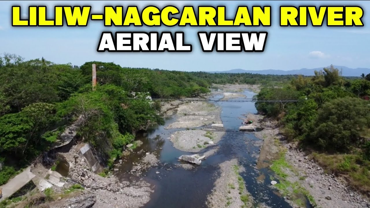AERIAL VIEW of Liliw-Nagcarlan River - YouTube