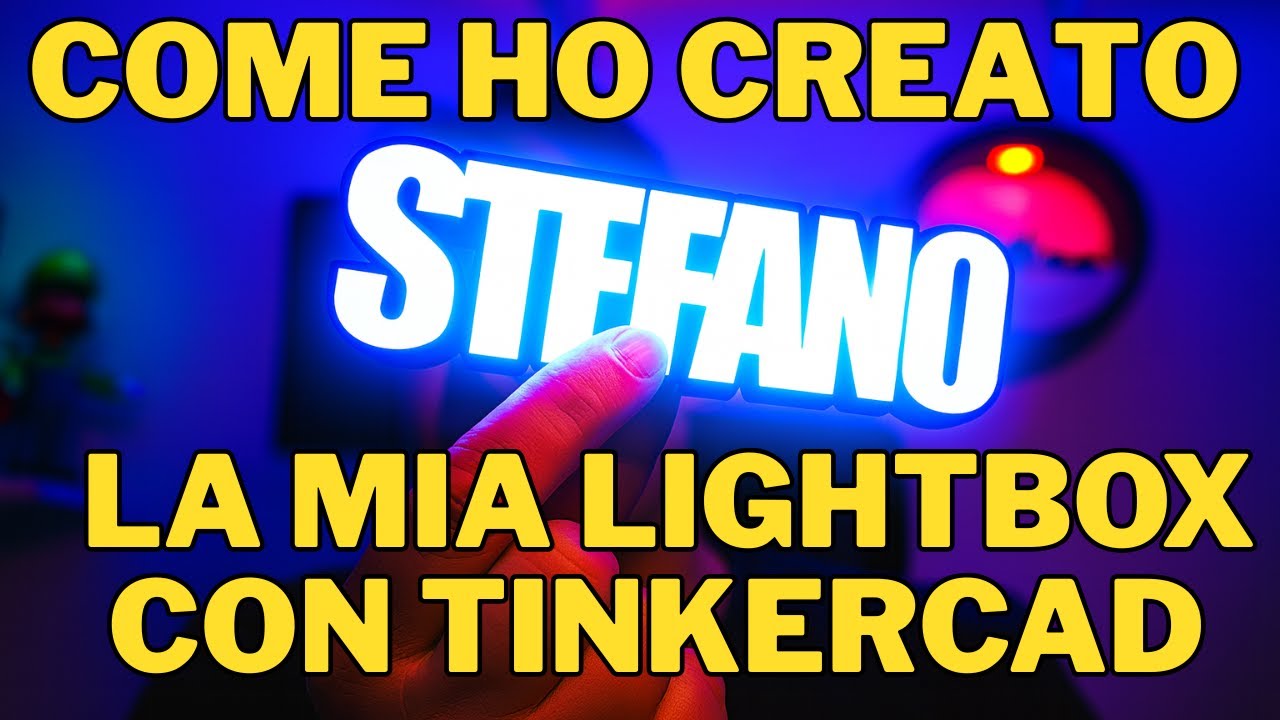 Crea una Lightbox personalizzata in 5 minuti con Tinkercad - YouTube