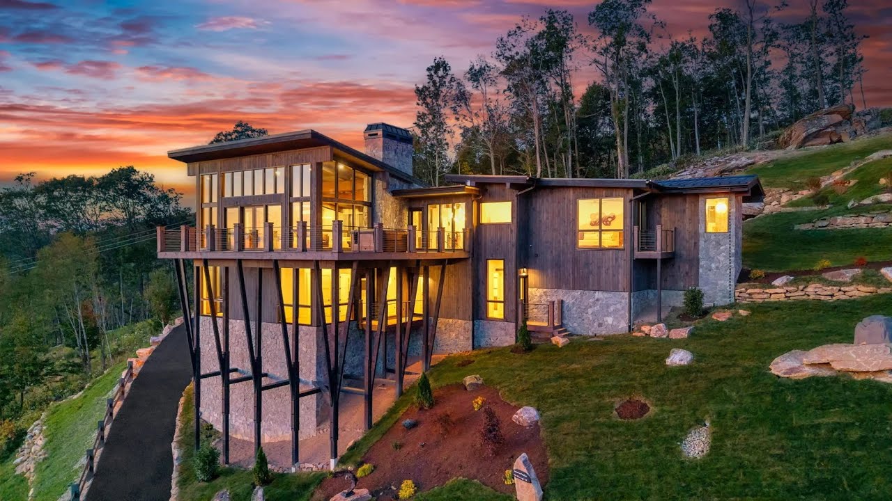 Architectural Mountain Estate for Sale in Banner Elk, North Carolina ...